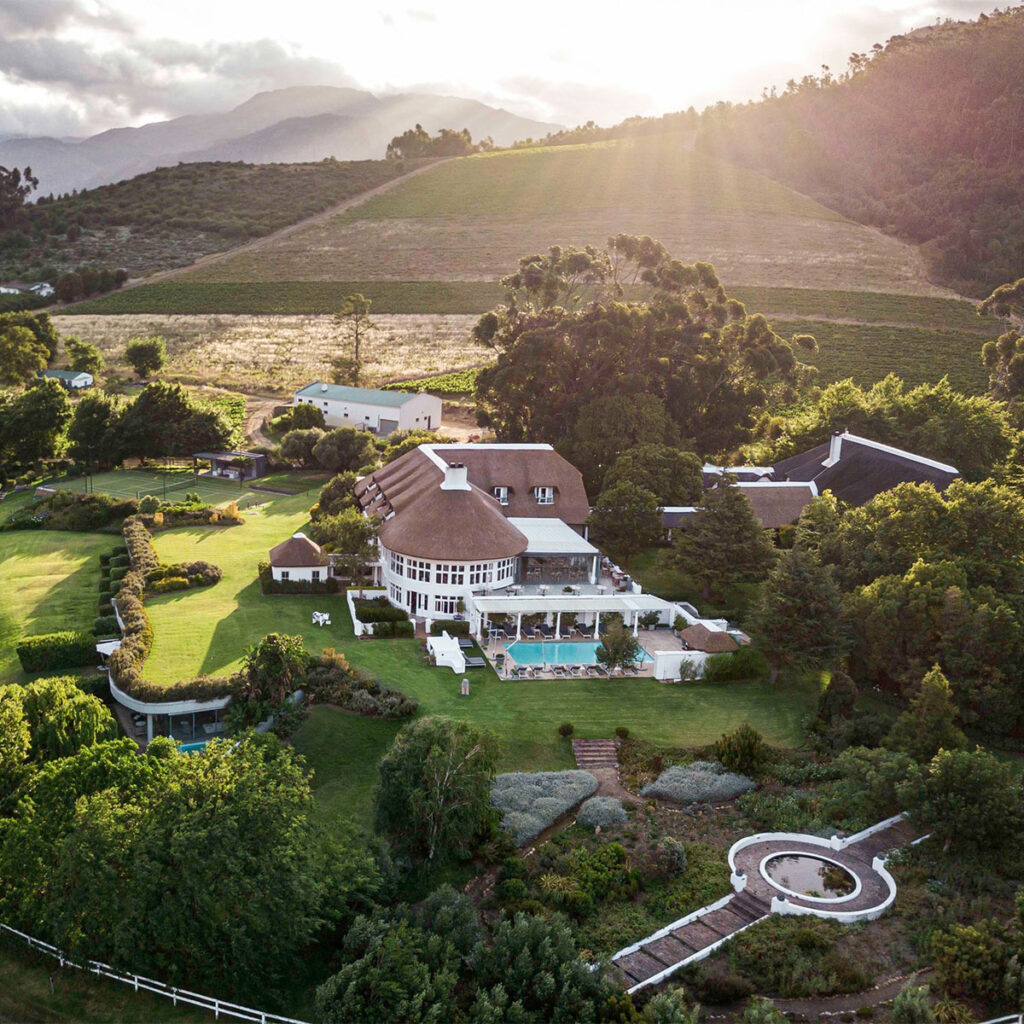 Mont Rochelle Hotel And Vineyard Nac Helicopters Cape Town